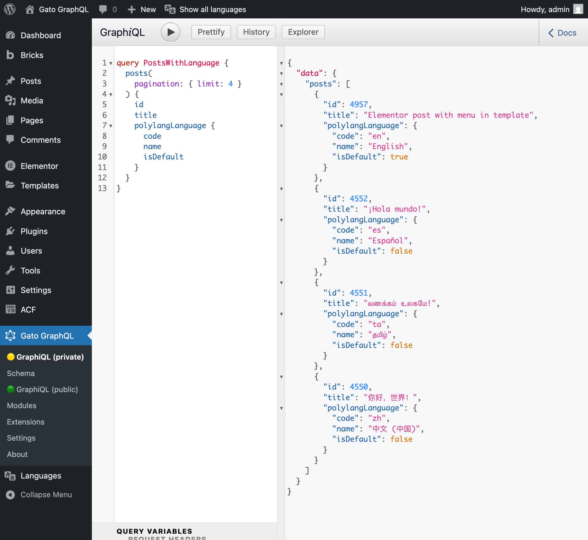 Filter WordPress content by language with the Polylang extension for ...